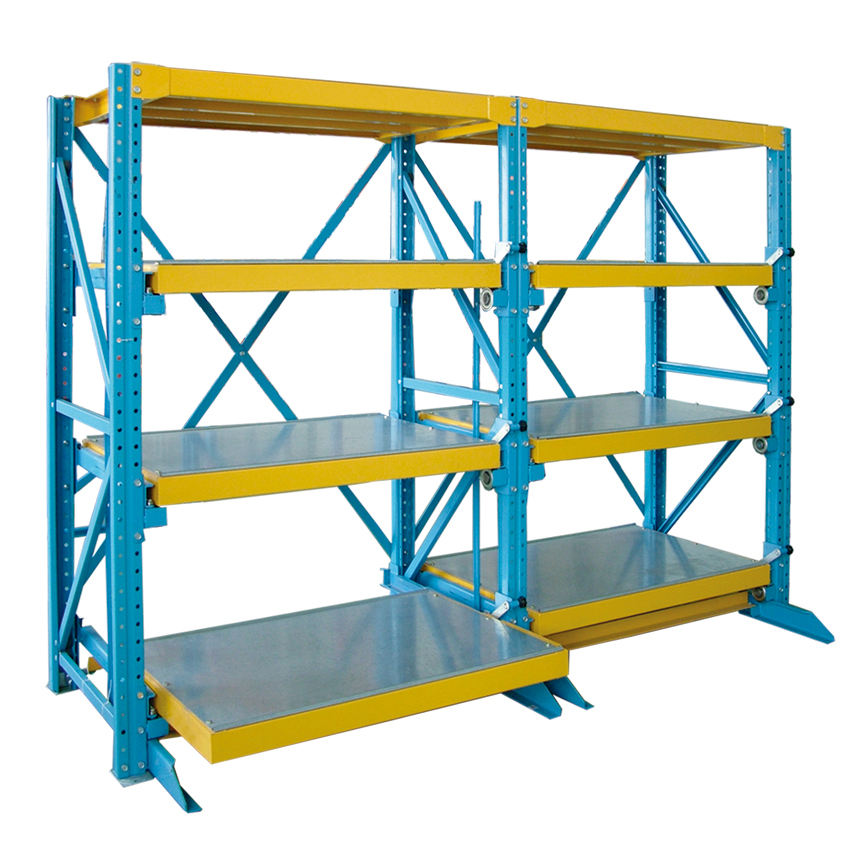 Warehouse Slide Racking Industrial Sliding Rack Drawer Type Mold ...