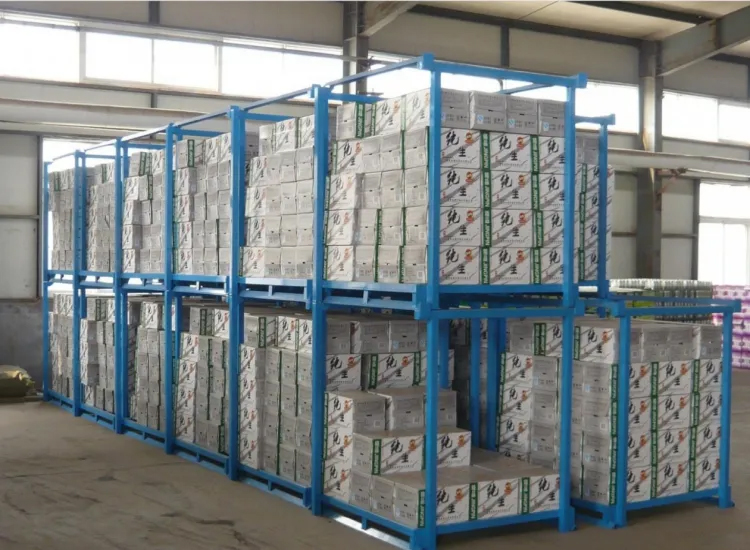 Portable Stack Rack Industrial Heavy Duty Warehouse Pallet Tire