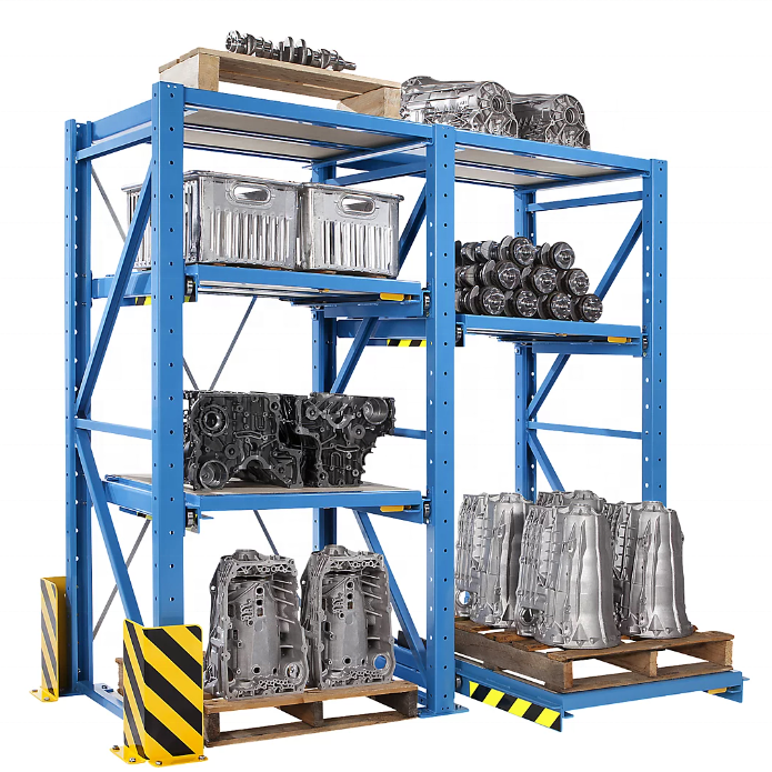 Warehouse Slide Racking Industrial Sliding Rack Drawer Type Mold ...