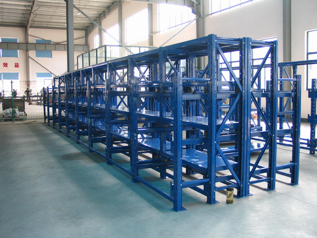 Warehouse Slide Racking Industrial Sliding Rack Drawer Type Mold ...