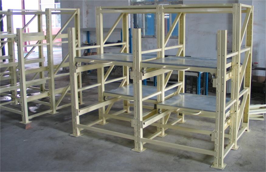 Warehouse Slide Racking Industrial Sliding Rack Drawer Type Mold ...